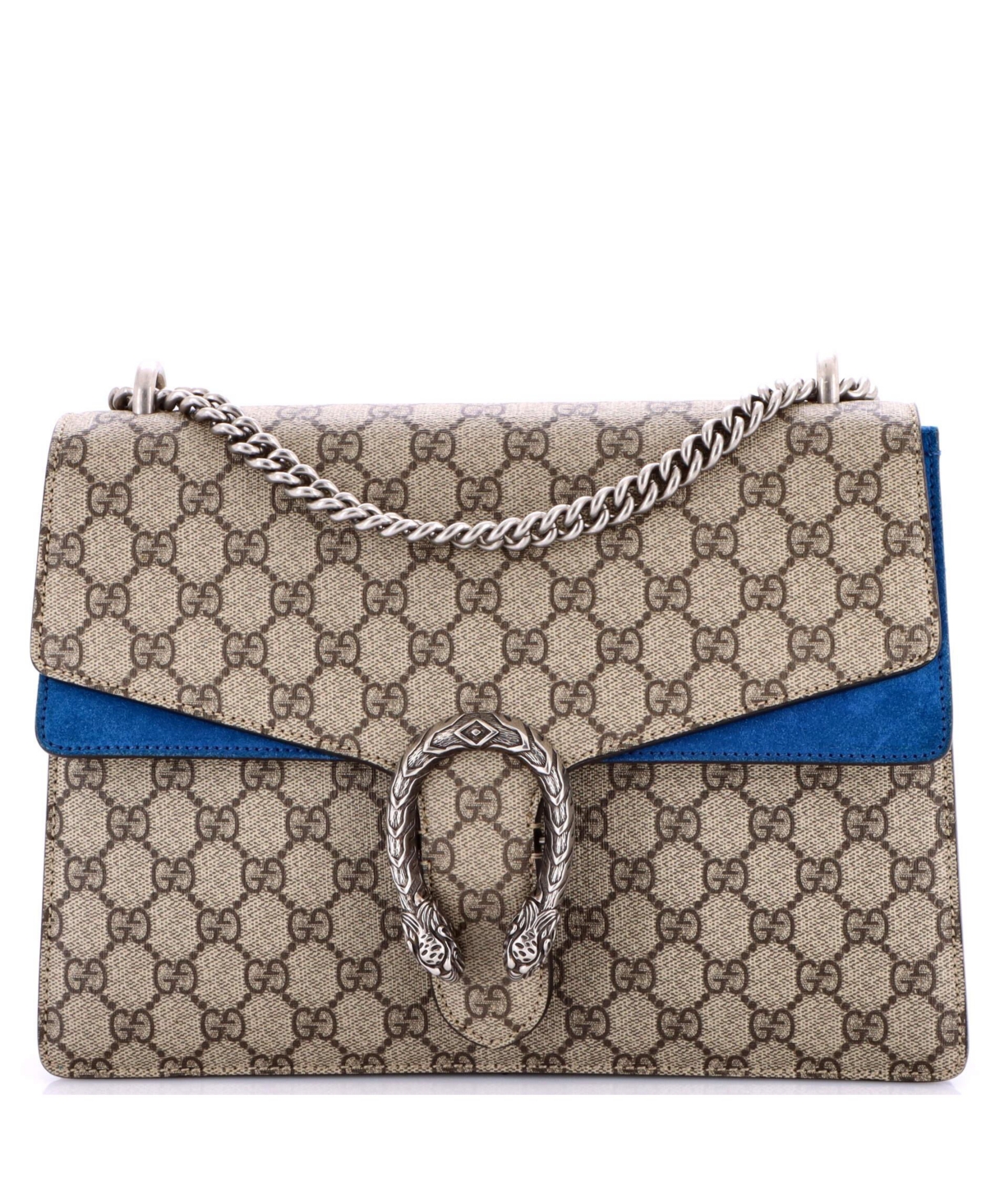 Click here for Pre-Owned Gucci Medium Dionysus Bag Gg Coated Canv... prices