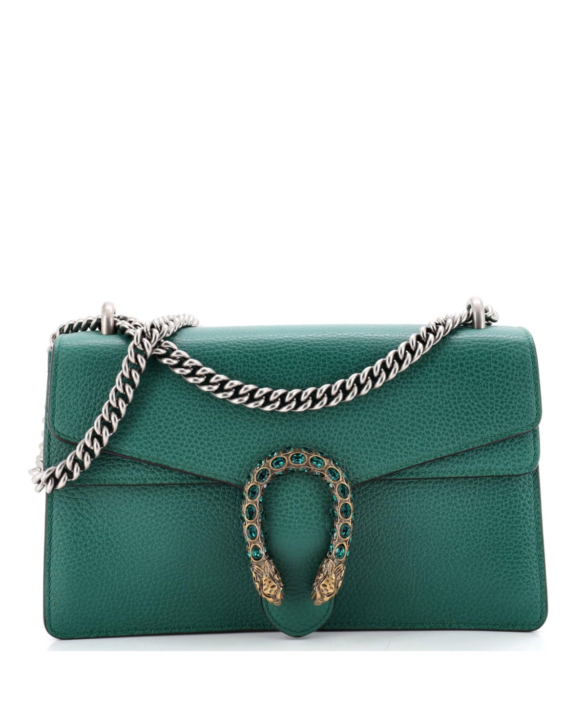 Click here for Pre-Owned Gucci Small Dionysus Bag Leather - Green prices