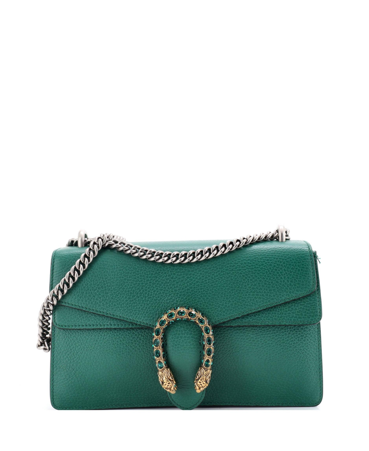 Click here for Pre-Owned Gucci Small Dionysus Bag Leather - Green prices