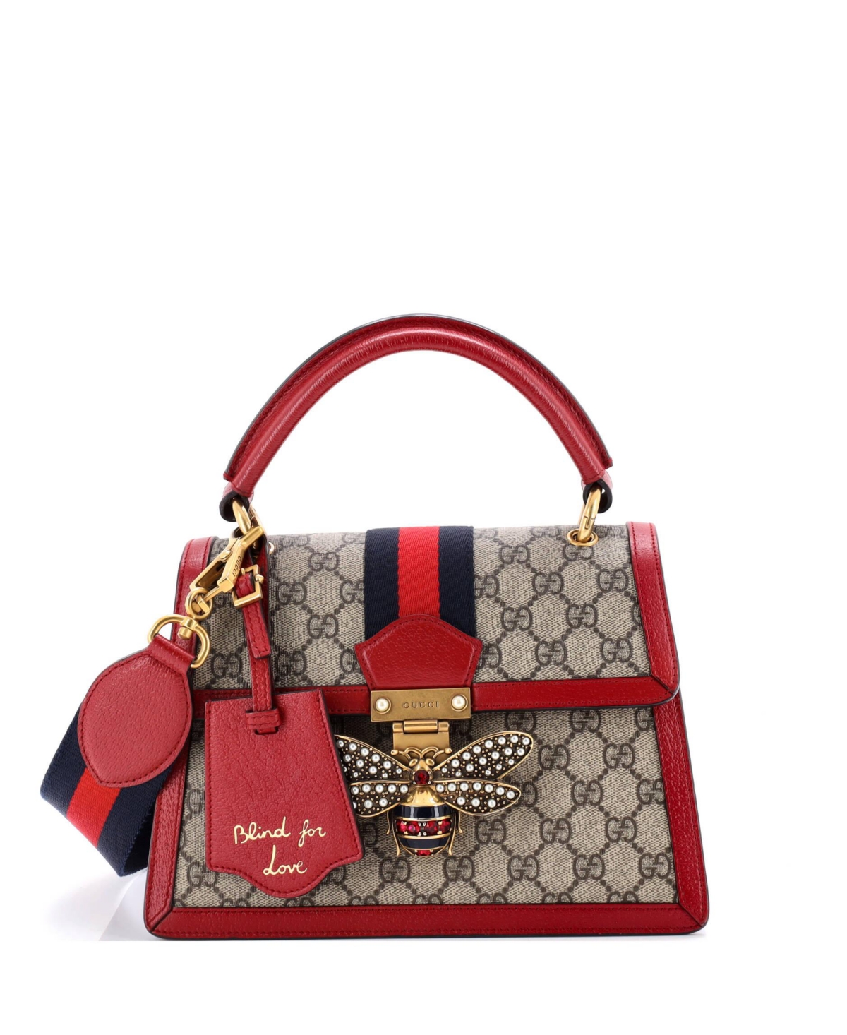 Click here for Pre-Owned Gucci Small Queen Margaret Top Handle Ba... prices
