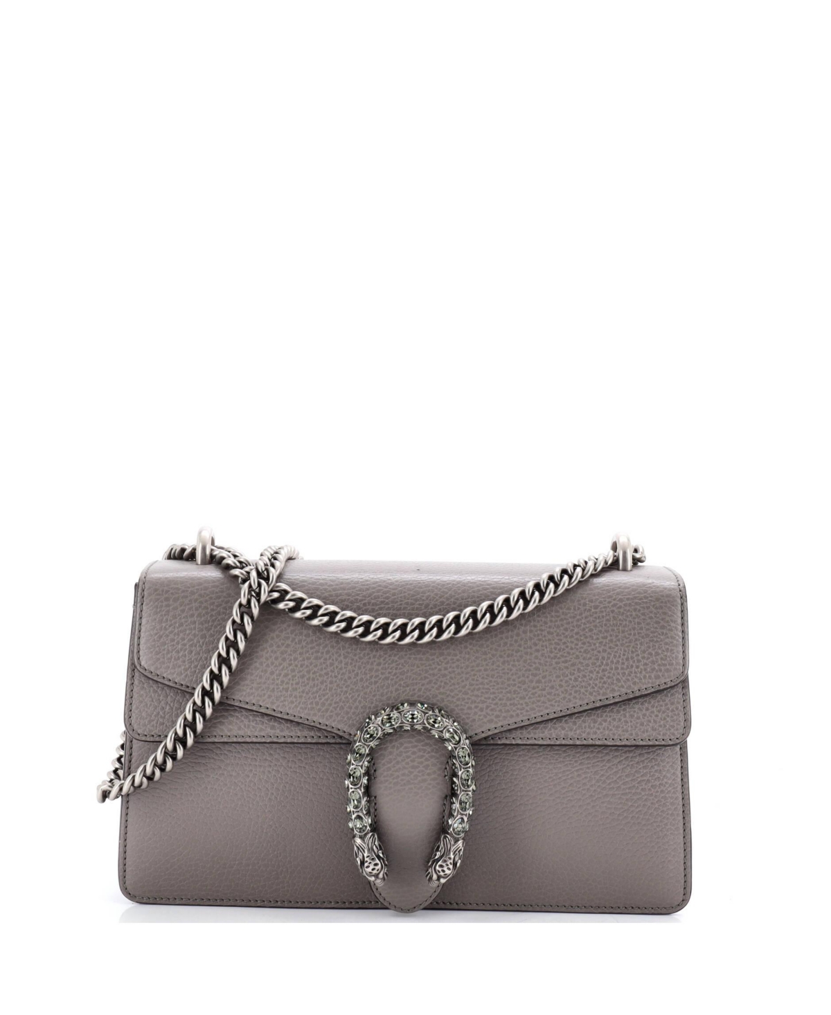 Click here for Pre-Owned Gucci Medium Dionysus Bag Leather - Grey prices
