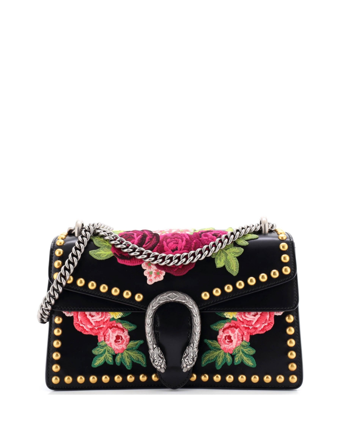 Click here for Pre-Owned Gucci Medium Dionysus Bag Embroidered St... prices