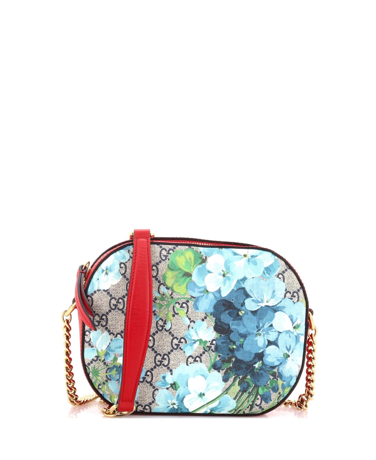 Click here for Pre-Owned Gucci Mini Chain Crossbody Bag Blooms Pr... prices