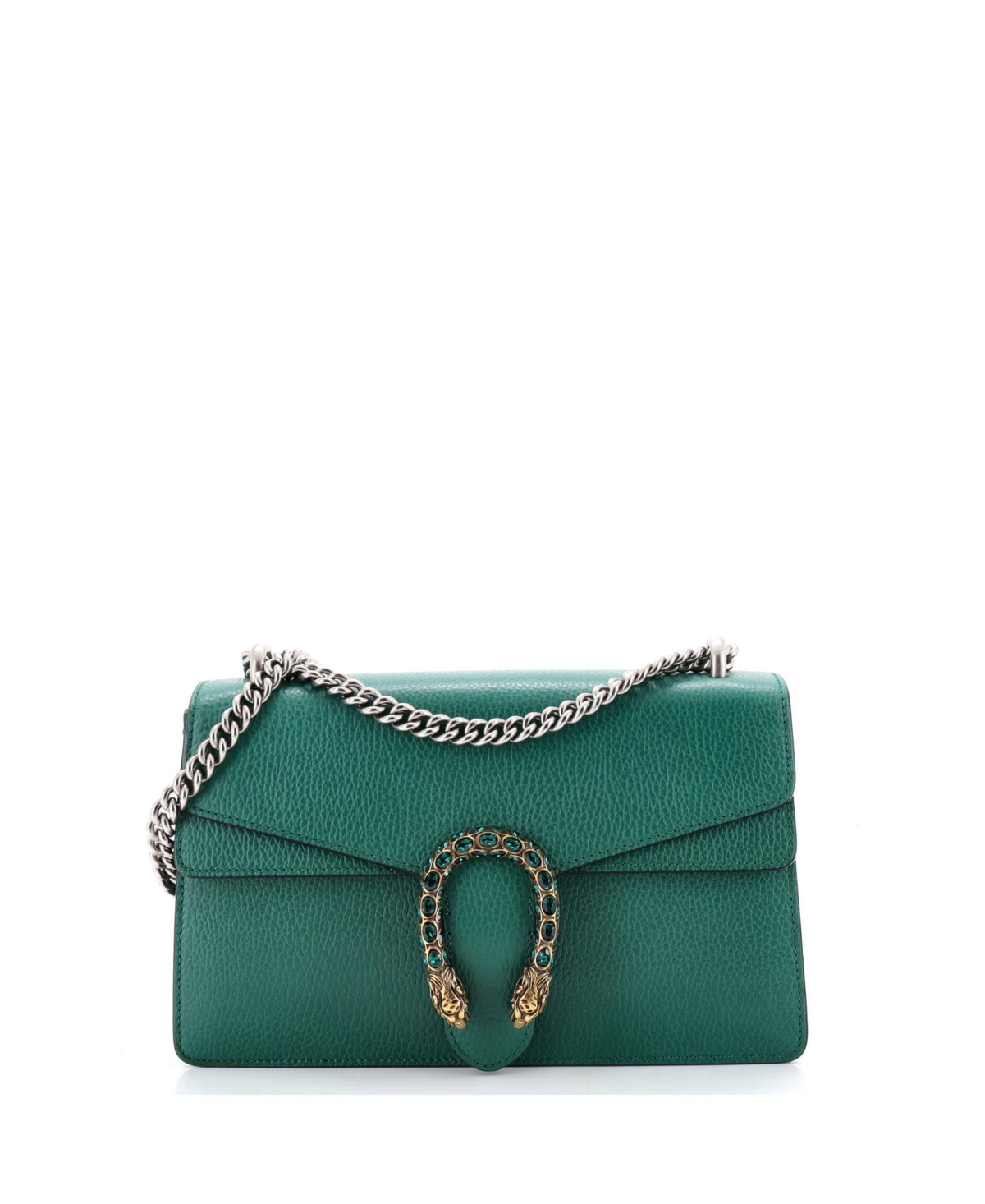 Click here for Pre-Owned Gucci Small Dionysus Bag Leather - Green prices