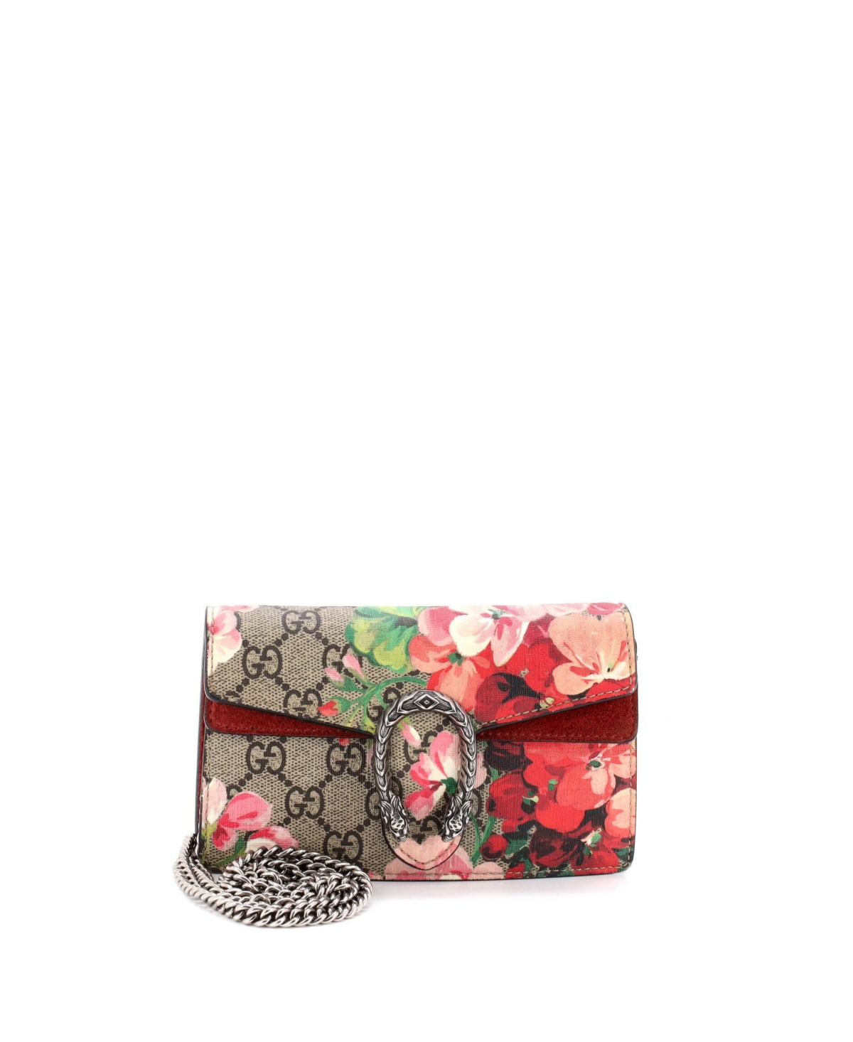 Click here for Pre-Owned Gucci Super Mini Dionysus Bag Blooms Pri... prices