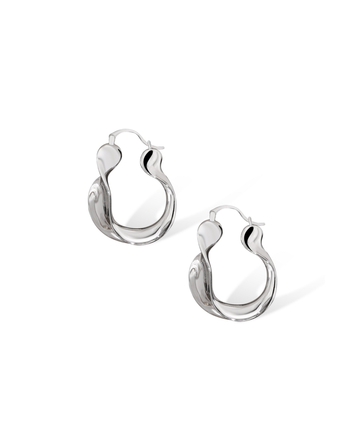 Click here for Retro Chic Breeze Silver Earrings - Silver prices