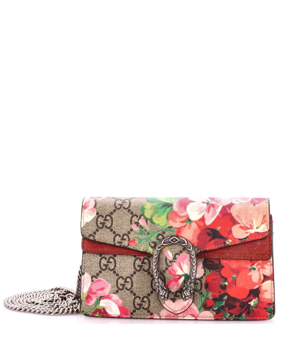 Click here for Pre-Owned Gucci Super Mini Dionysus Bag Blooms Pri... prices