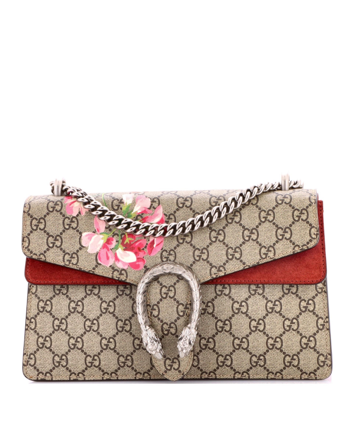 Click here for Pre-Owned Gucci Medium Dionysus Bag Blooms Print G... prices