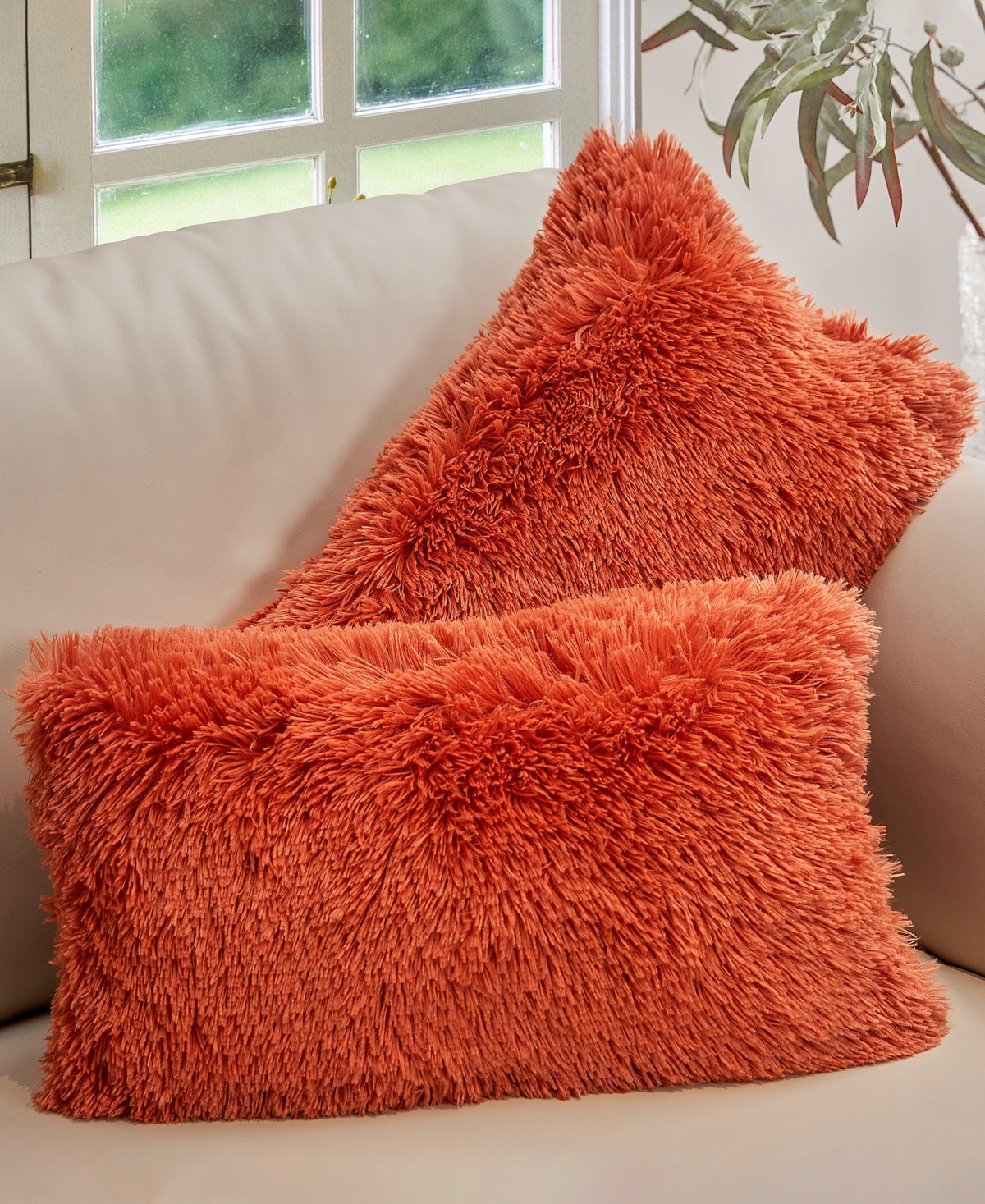 Click here for Cheer Collection Textured Fluffy Decorative Pillow... prices