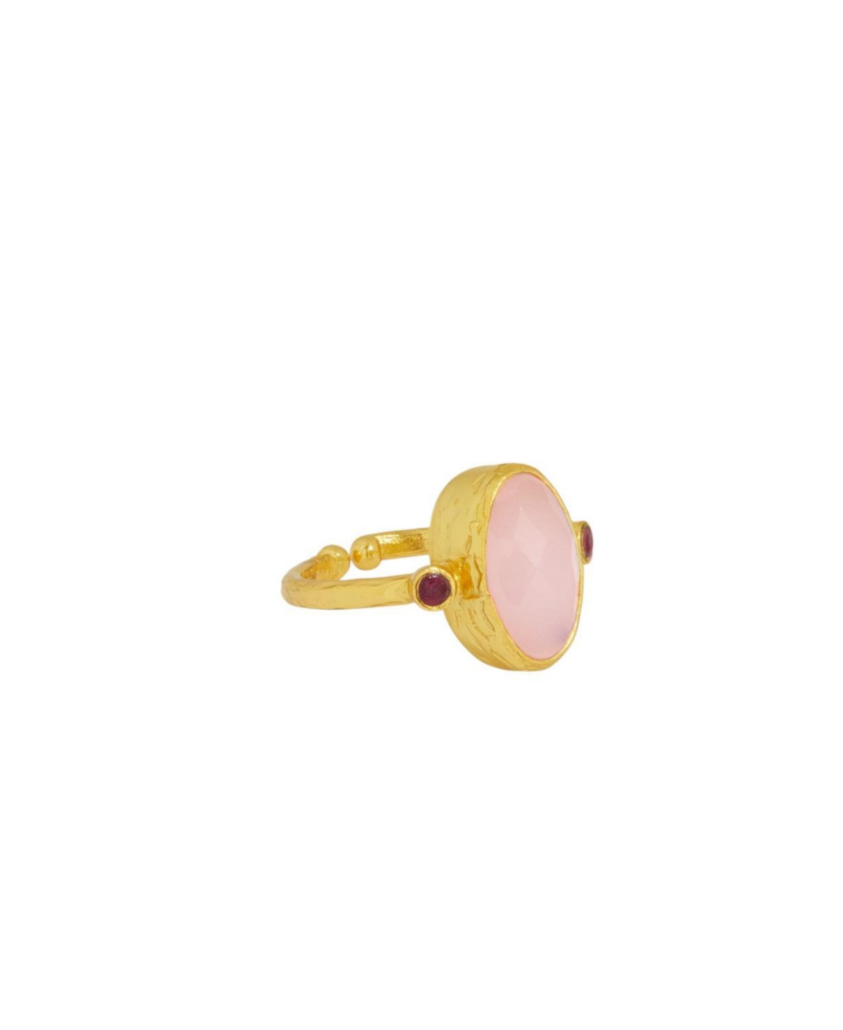 Click here for Ottoman Hands Lucia Quartz Cocktail Ring - Gold prices