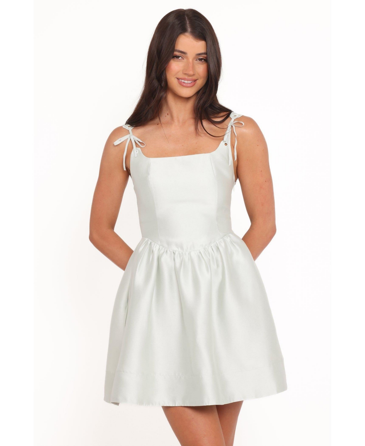 Click here for Petal and Pup Womens Marcelline Mini Dress - Mint... prices