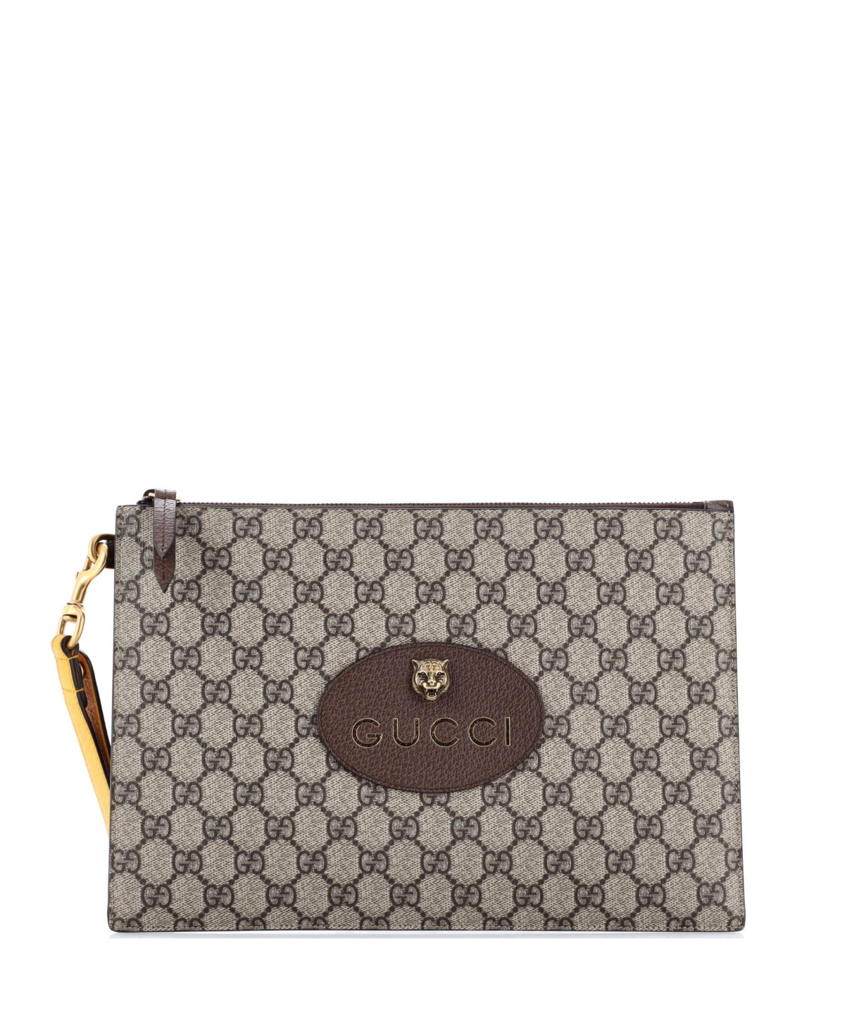 Click here for Pre-Owned Gucci Neo Vintage Wristlet Pouch Gg Coat... prices