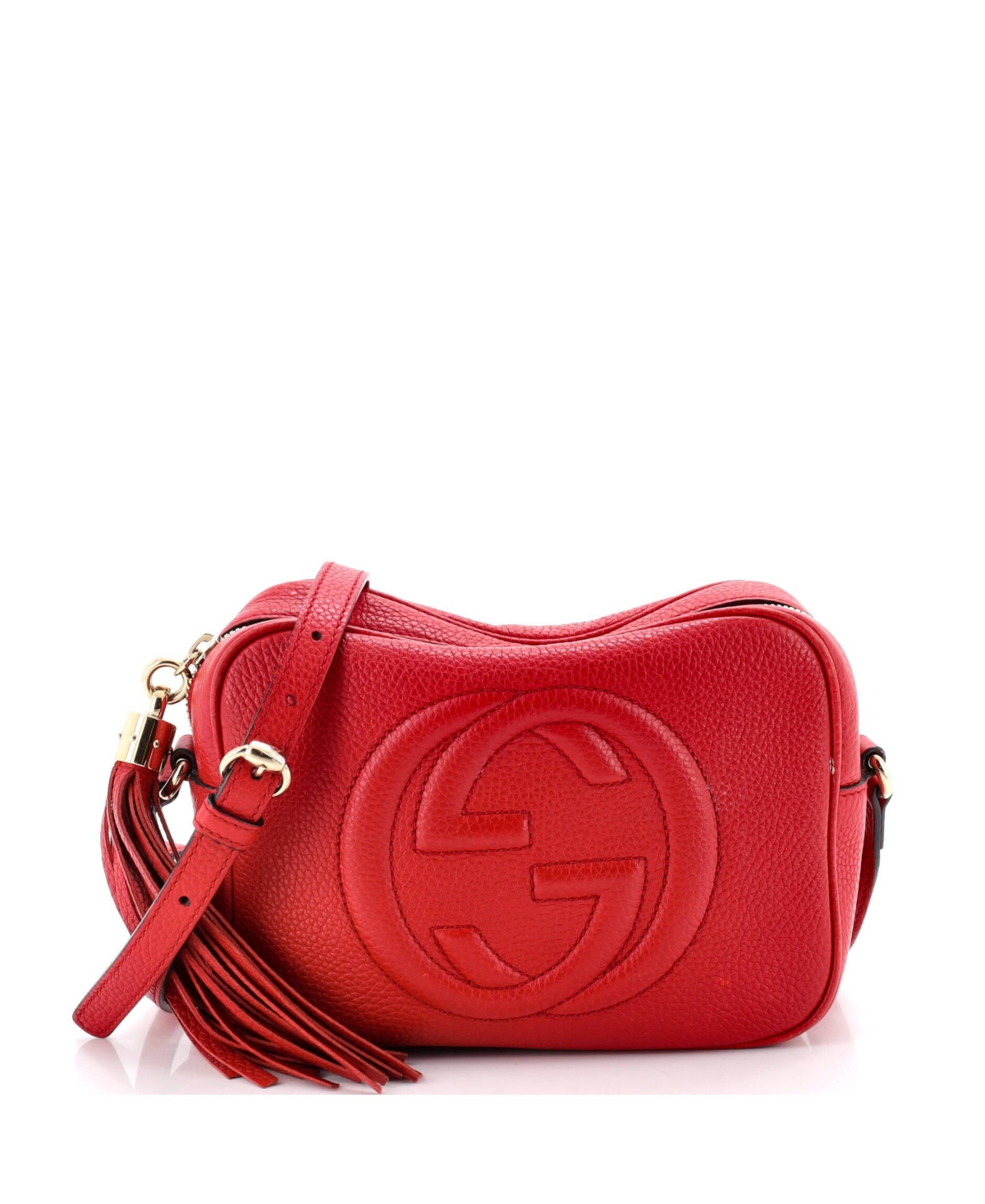 Click here for Pre-Owned Gucci Small Soho Disco Crossbody Bag Lea... prices