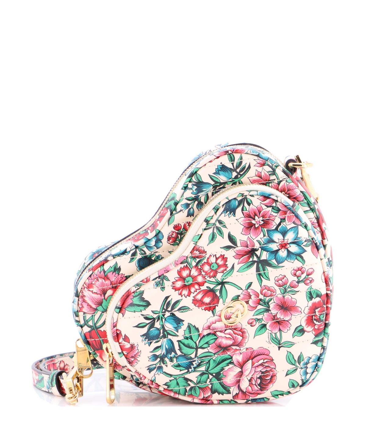 Click here for Pre-Owned Gucci Mini Interlocking G Heart Shoulder... prices