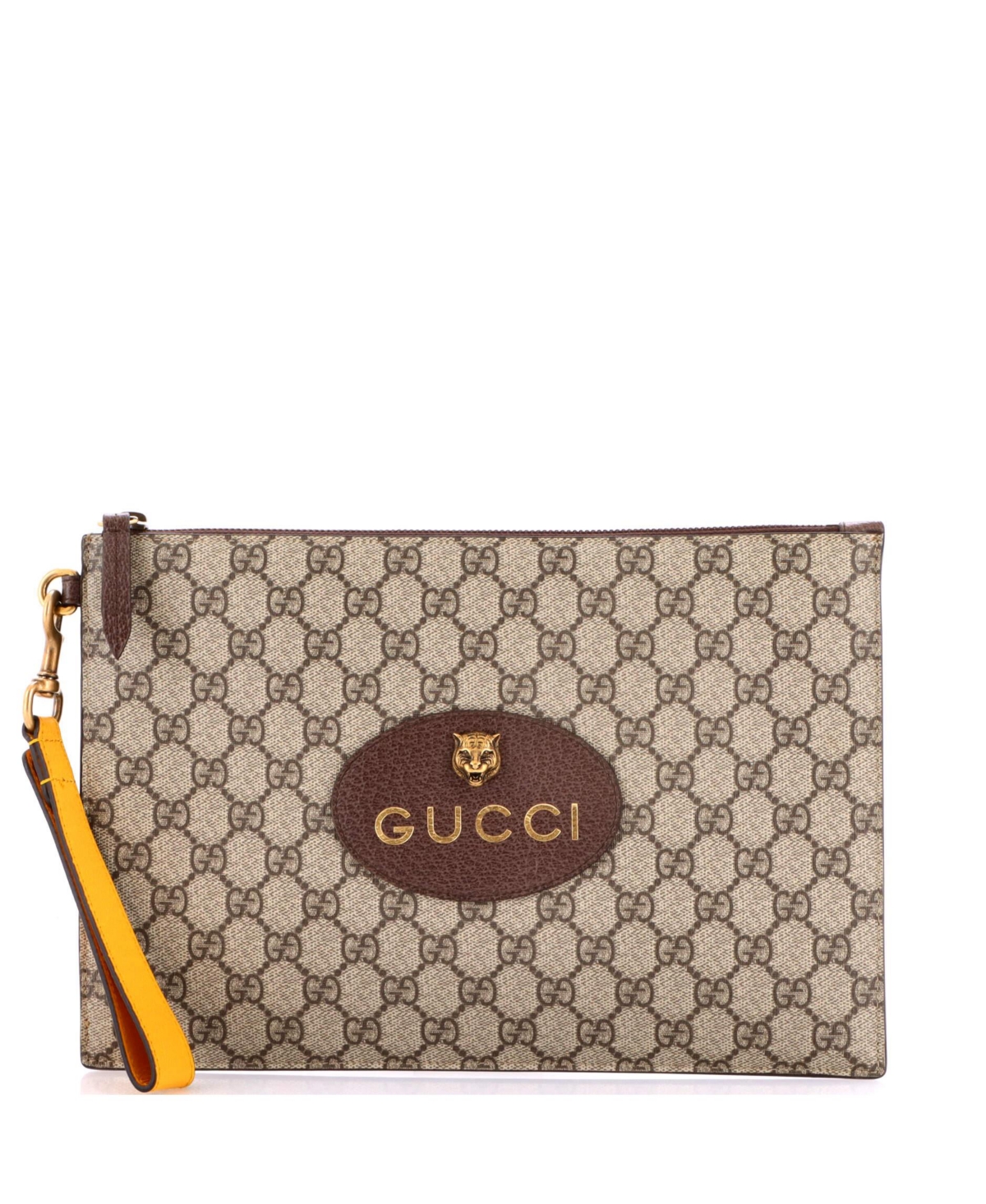 Click here for Pre-Owned Gucci Neo Vintage Wristlet Pouch Gg Coat... prices