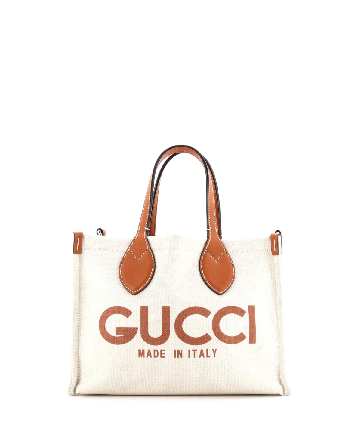 Click here for Pre-Owned Gucci Small Logo Shopper Tote Printed Ca... prices