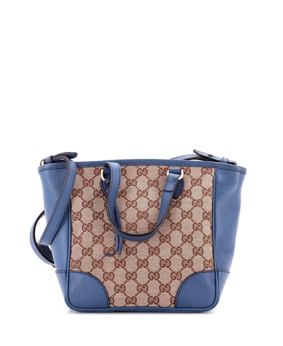 Click here for Pre-Owned Gucci Small Bree Convertible Tote Gg Can... prices