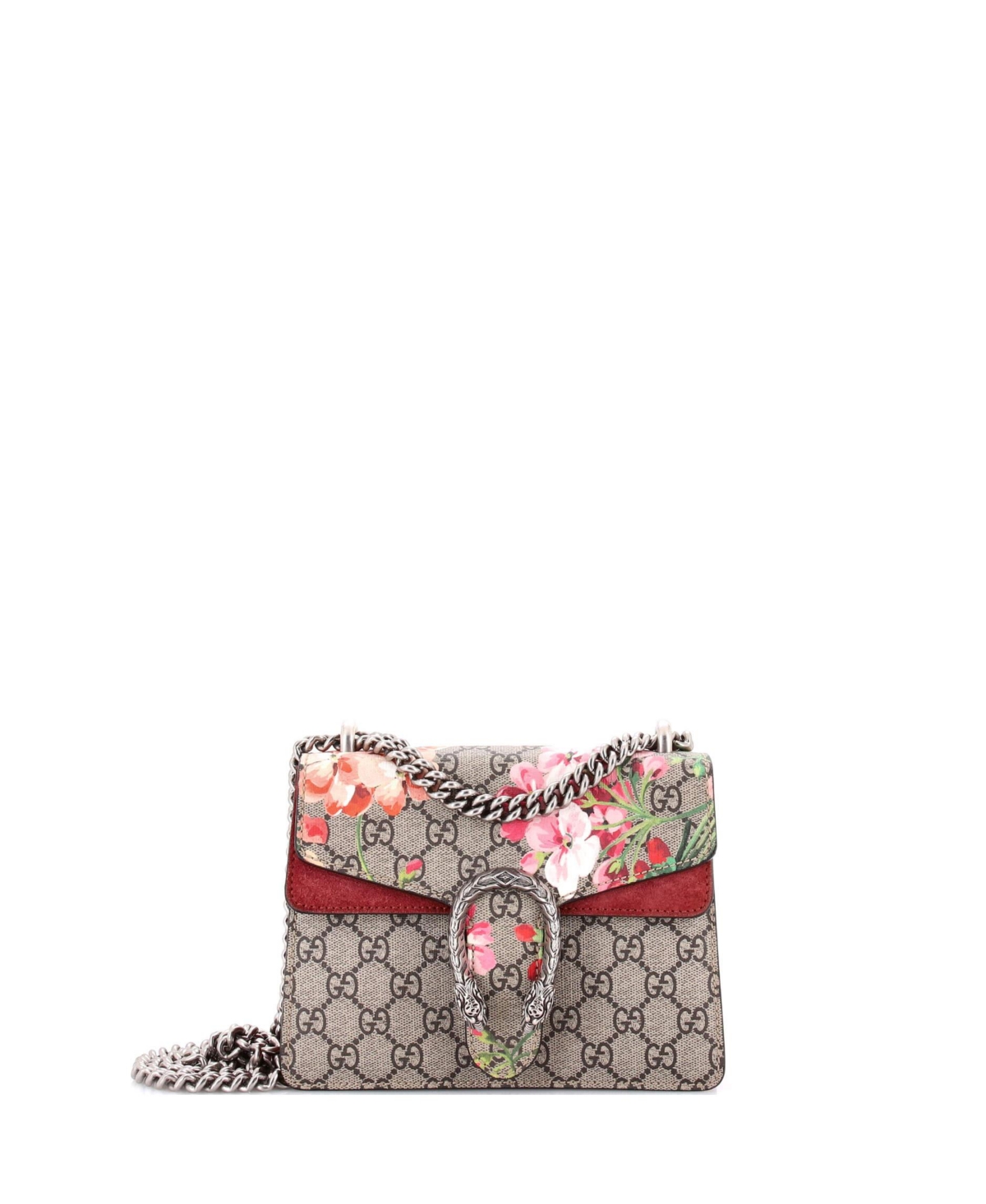 Click here for Pre-Owned Gucci Mini Dionysus Bag Blooms Print Gg... prices