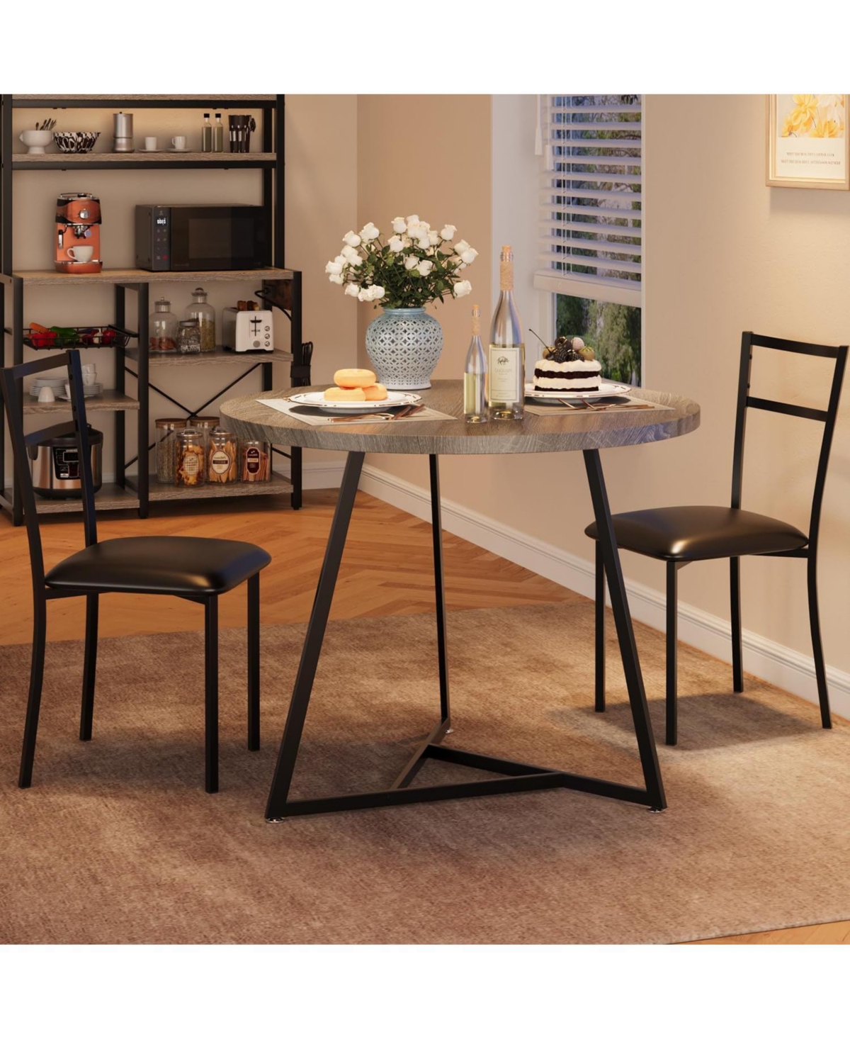 Click here for gaomon Dining Table Set for 2  Kitchen Table and C... prices