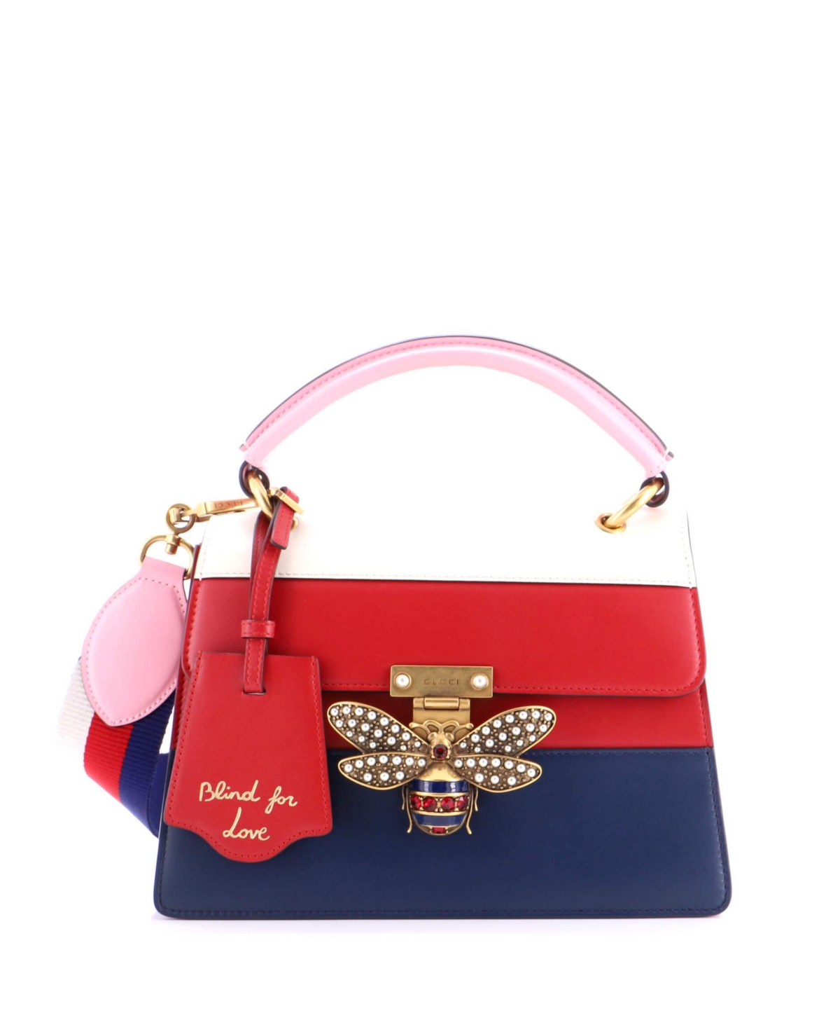 Click here for Pre-Owned Gucci Small Queen Margaret Top Handle Ba... prices