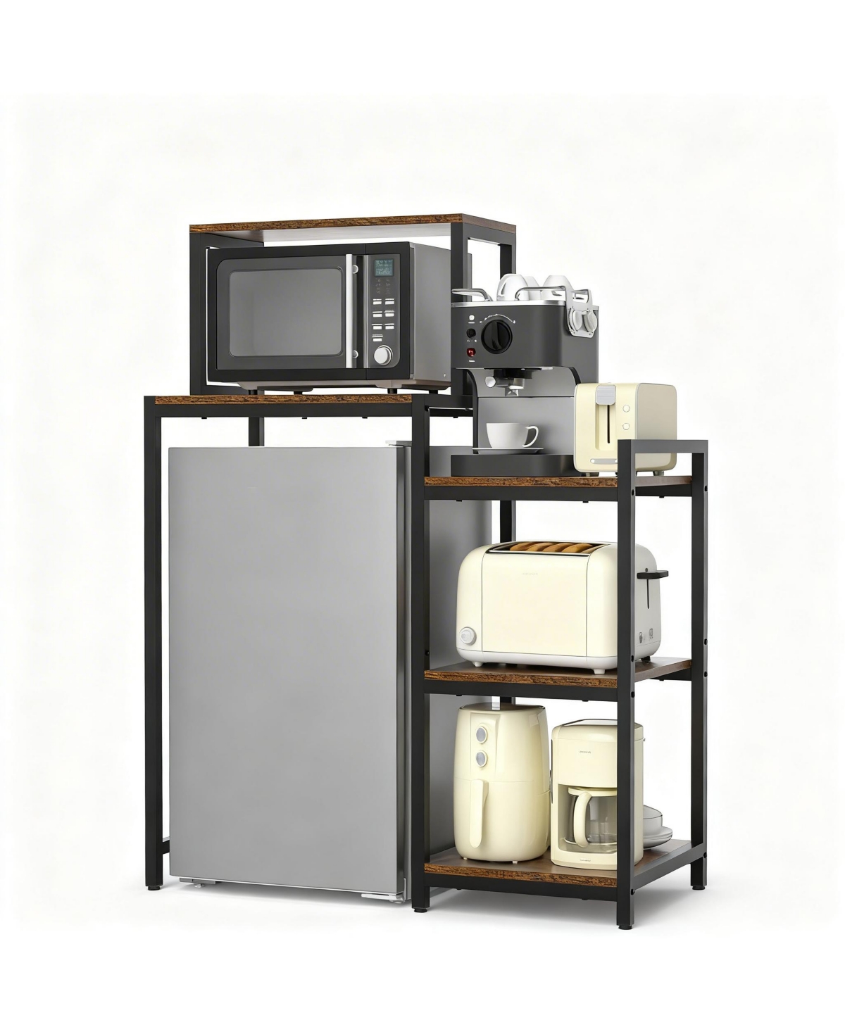 Click here for Yigii Mini Fridge Stand Microwave Cabinet 3-Tier W... prices
