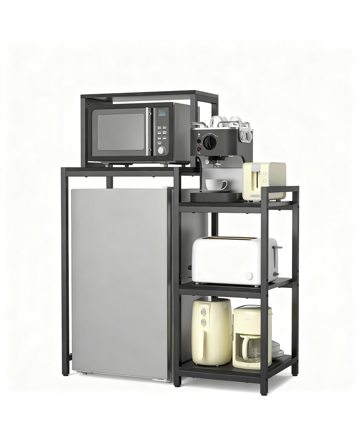 Click here for Yigii Mini Fridge Stand Microwave Cabinet 3-Tier W... prices