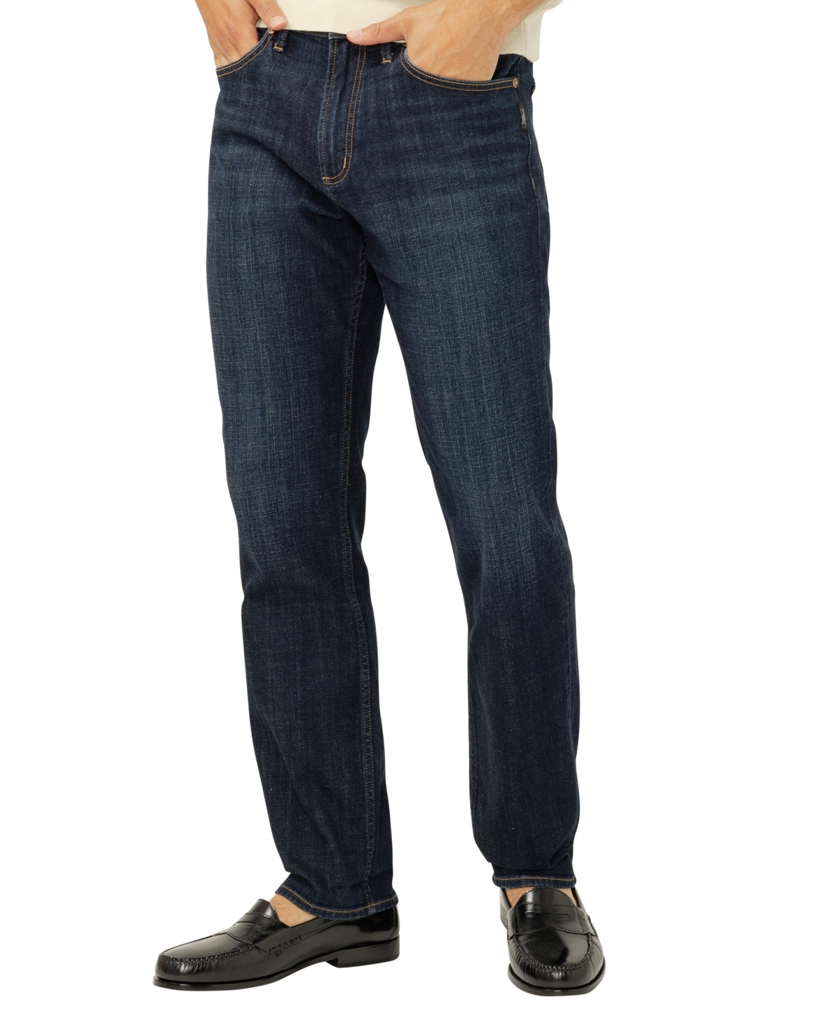 Click here for Silver Jeans Co. Mens Machray Regular-Fit Straight... prices