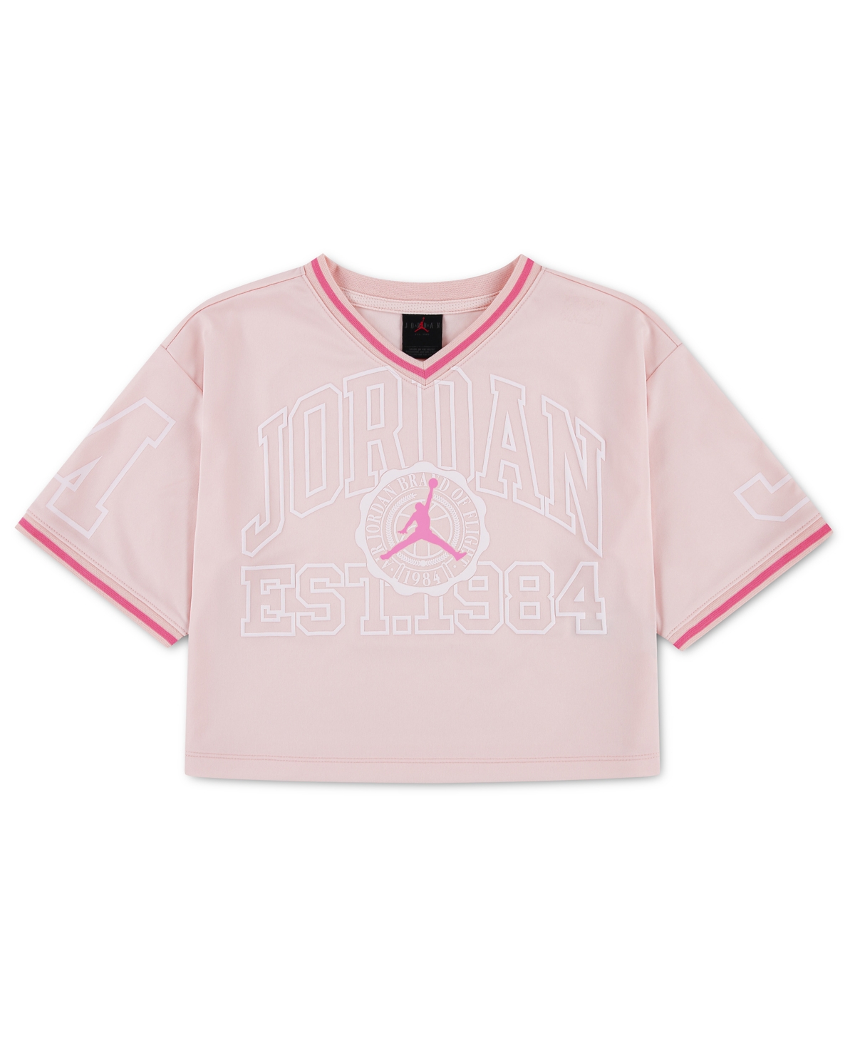 Click here for Jordan Girls 7-16 Secret Diary Cropped Jersey - Ni... prices