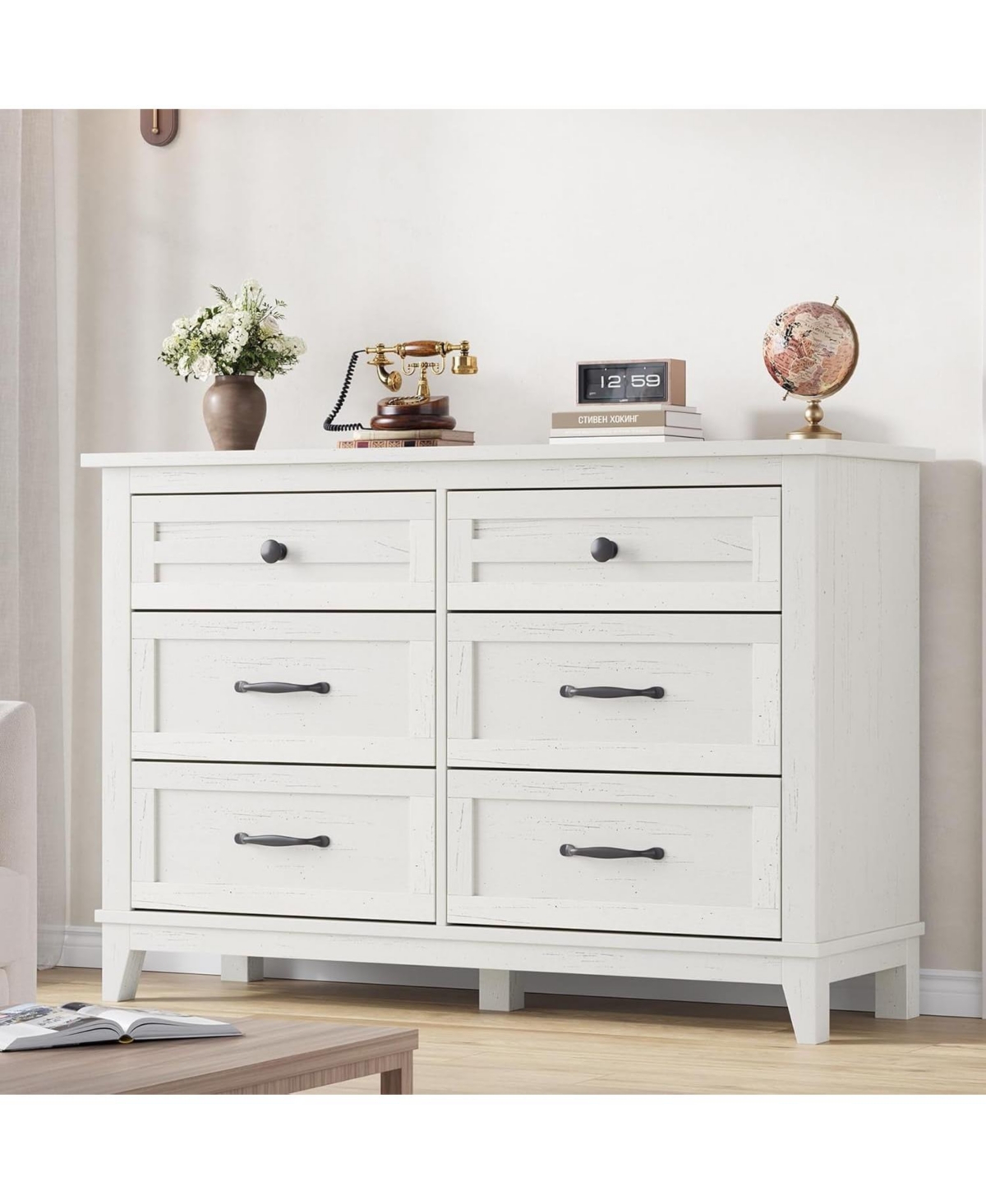 Click here for gaomon 6-Drawer Dresser  47-Inch Freestanding Wood... prices
