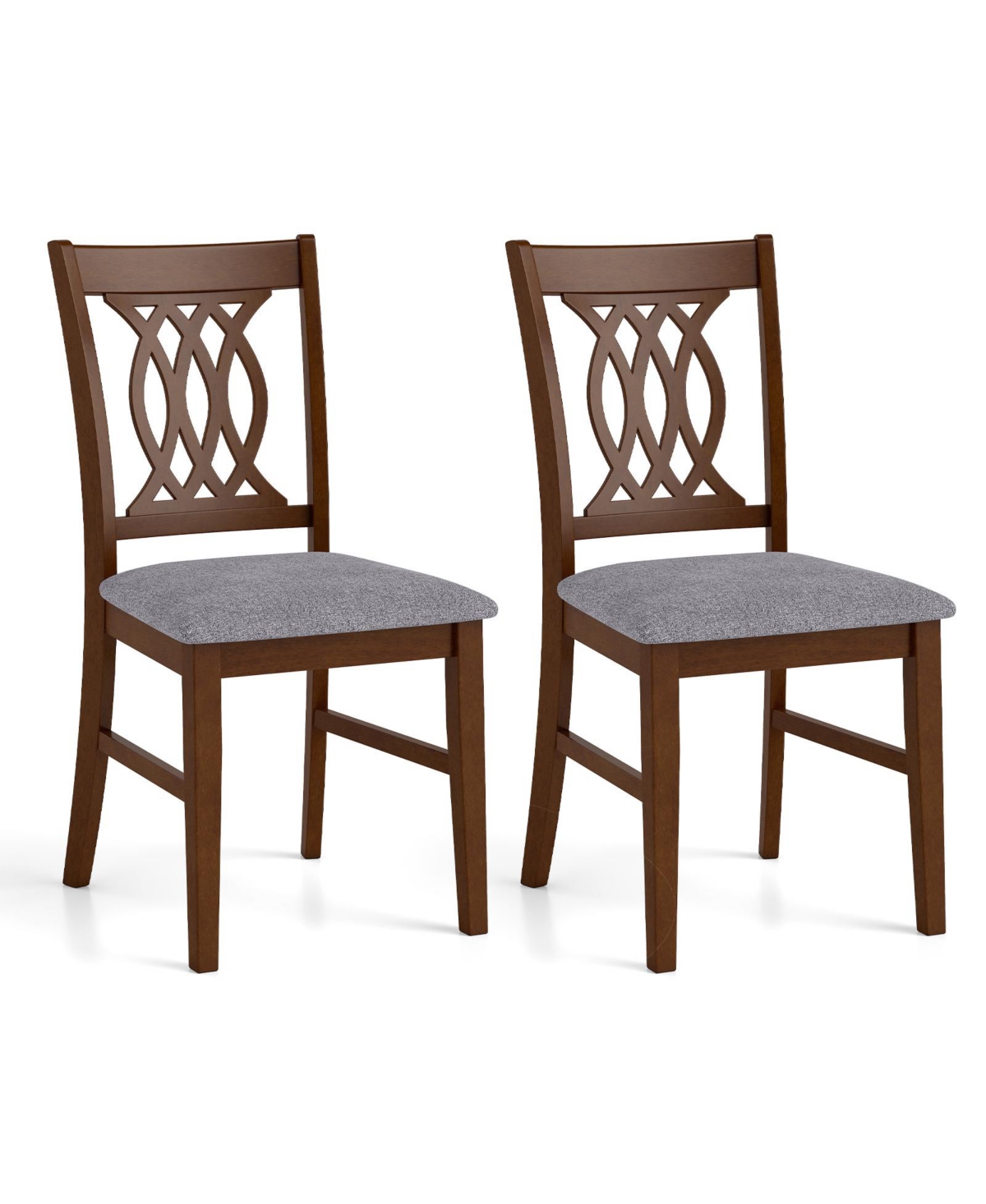 Click here for Gymax Dining Chairs Set of 2 w/Padded Seat Hollowe... prices