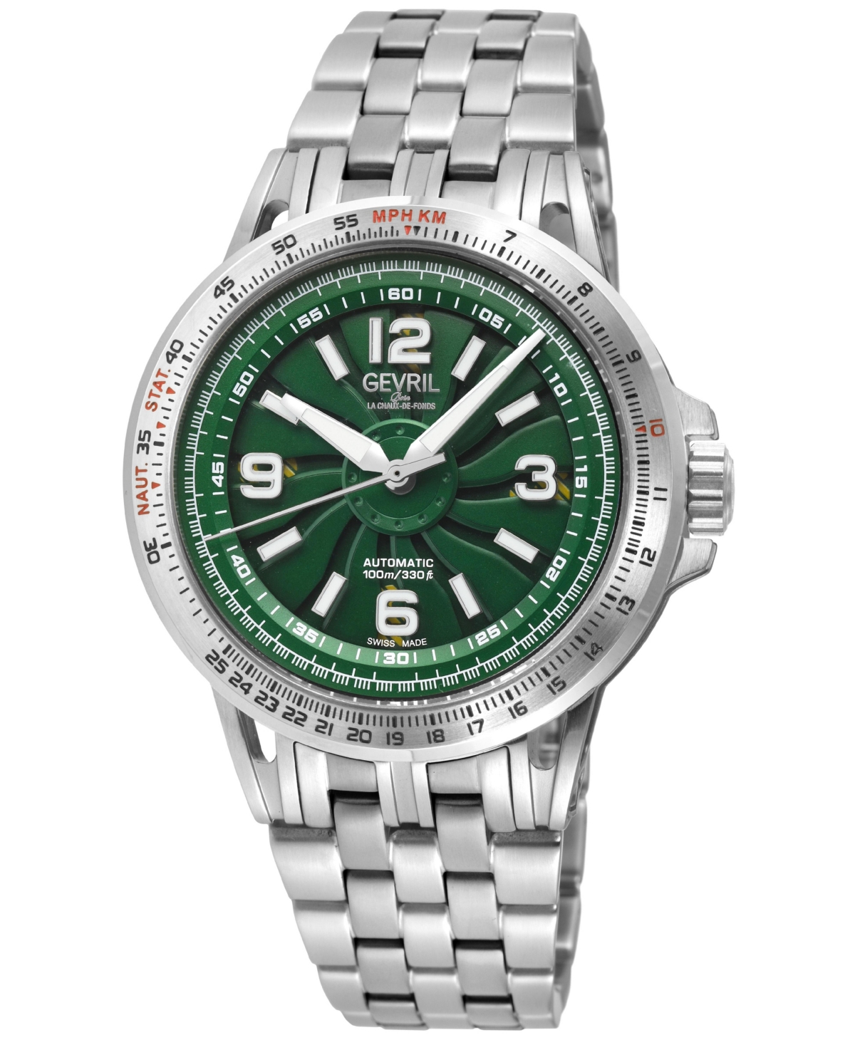 Click here for Gevril Mens Wind master Swiss Automatic Bracelet W... prices