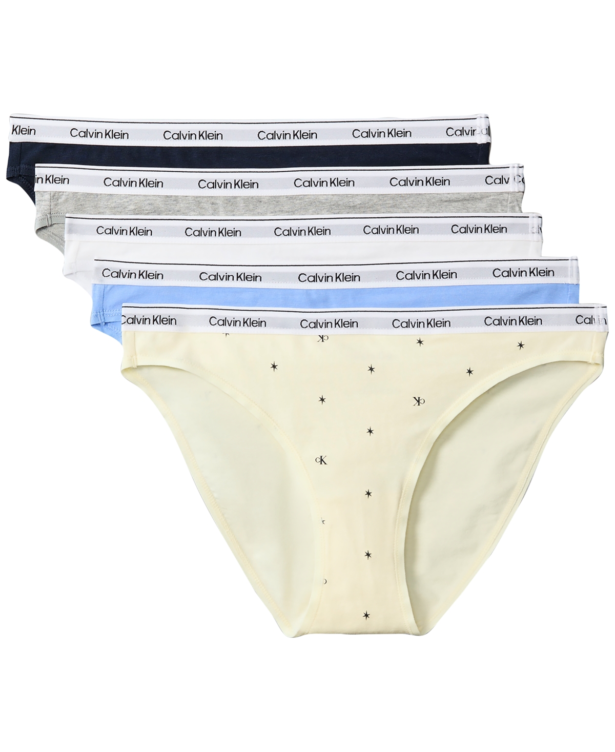 Click here for Calvin Klein Womens 5-Pack. Modern Logo Low-Rise B... prices