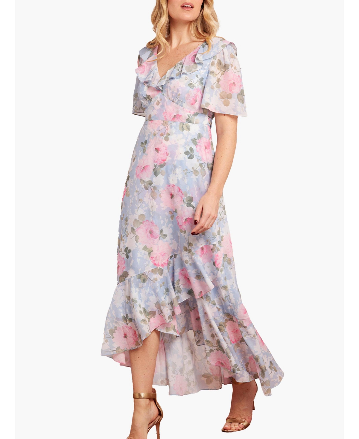 Click here for Needle & Thread Womens Camilles Garden V-Neck Ankl... prices