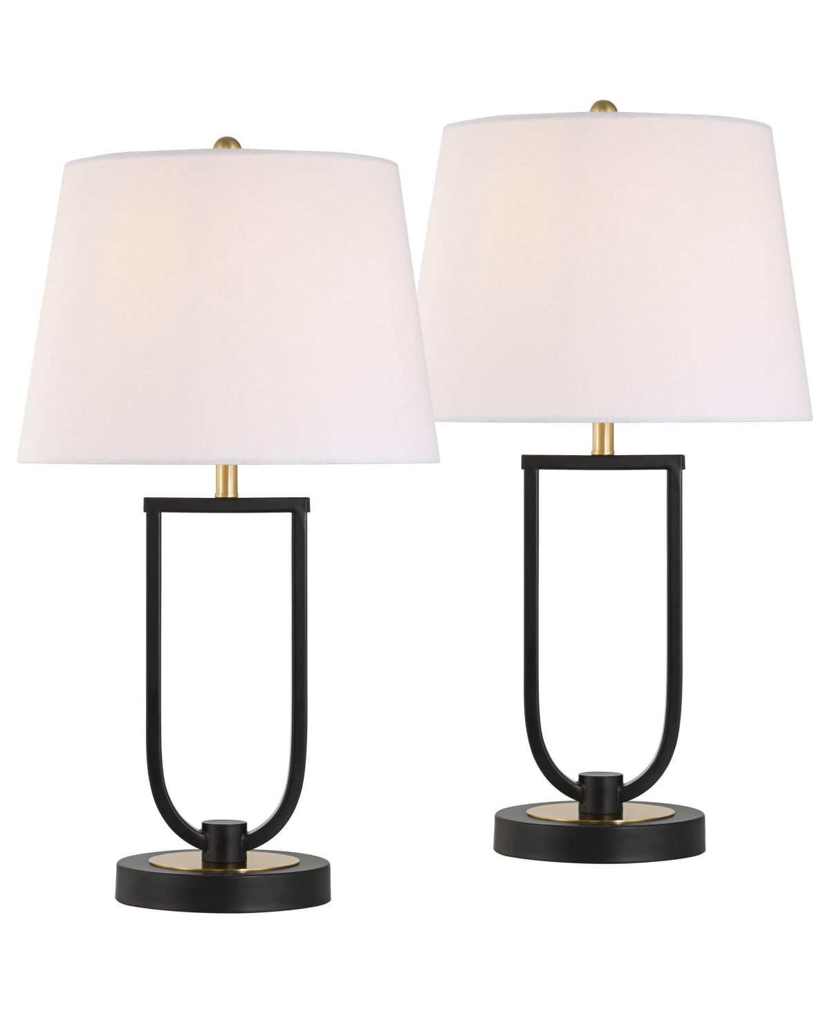 Click here for 360 Lighting Pellana Brass Usb Table Lamp Set of 2... prices