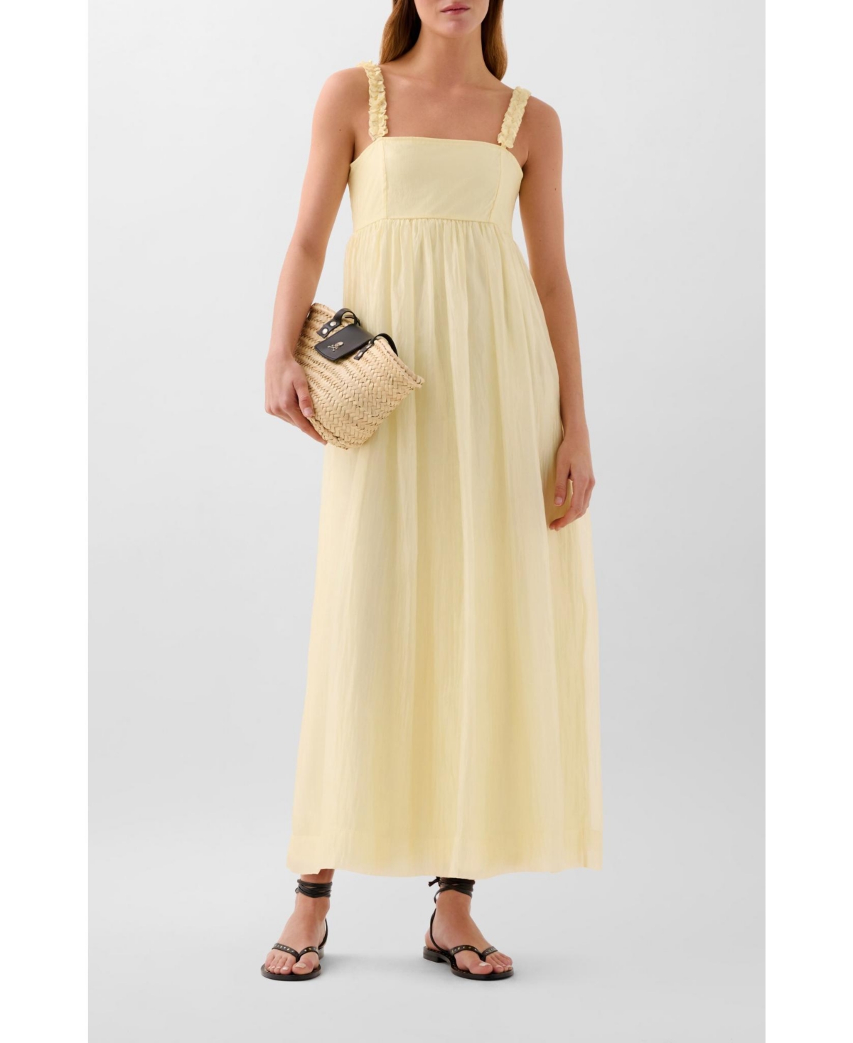 Click here for Scalpers Womens Cute Gather Dress - Light yellow prices