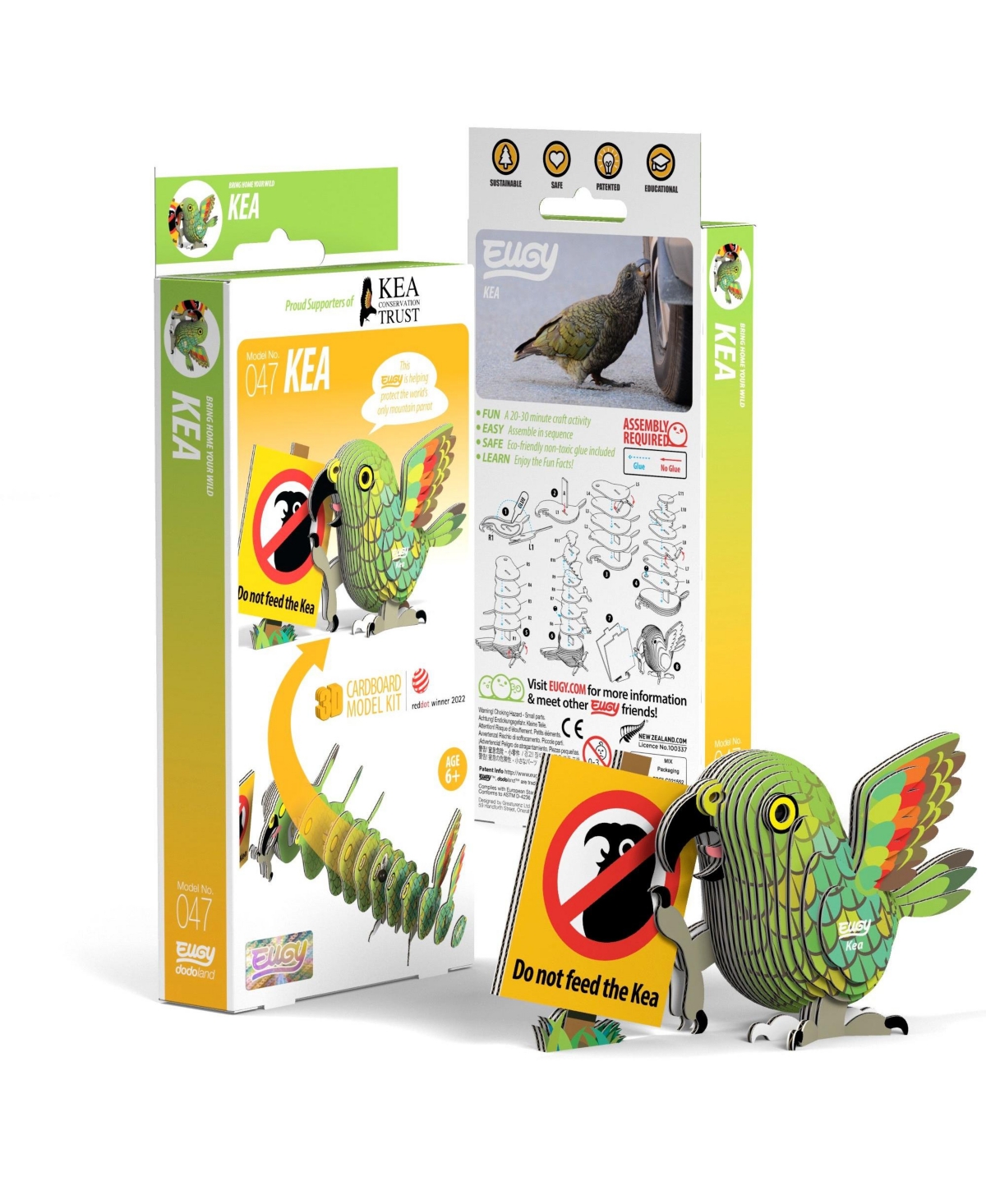 Click here for Eugy Kea 3D Puzzle - white prices