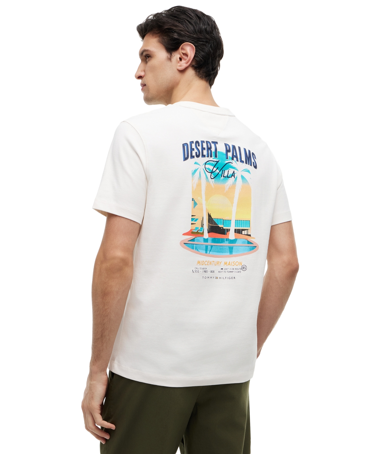 Click here for Tommy Hilfiger Mens Summer Back Graphic Regular-Fi... prices
