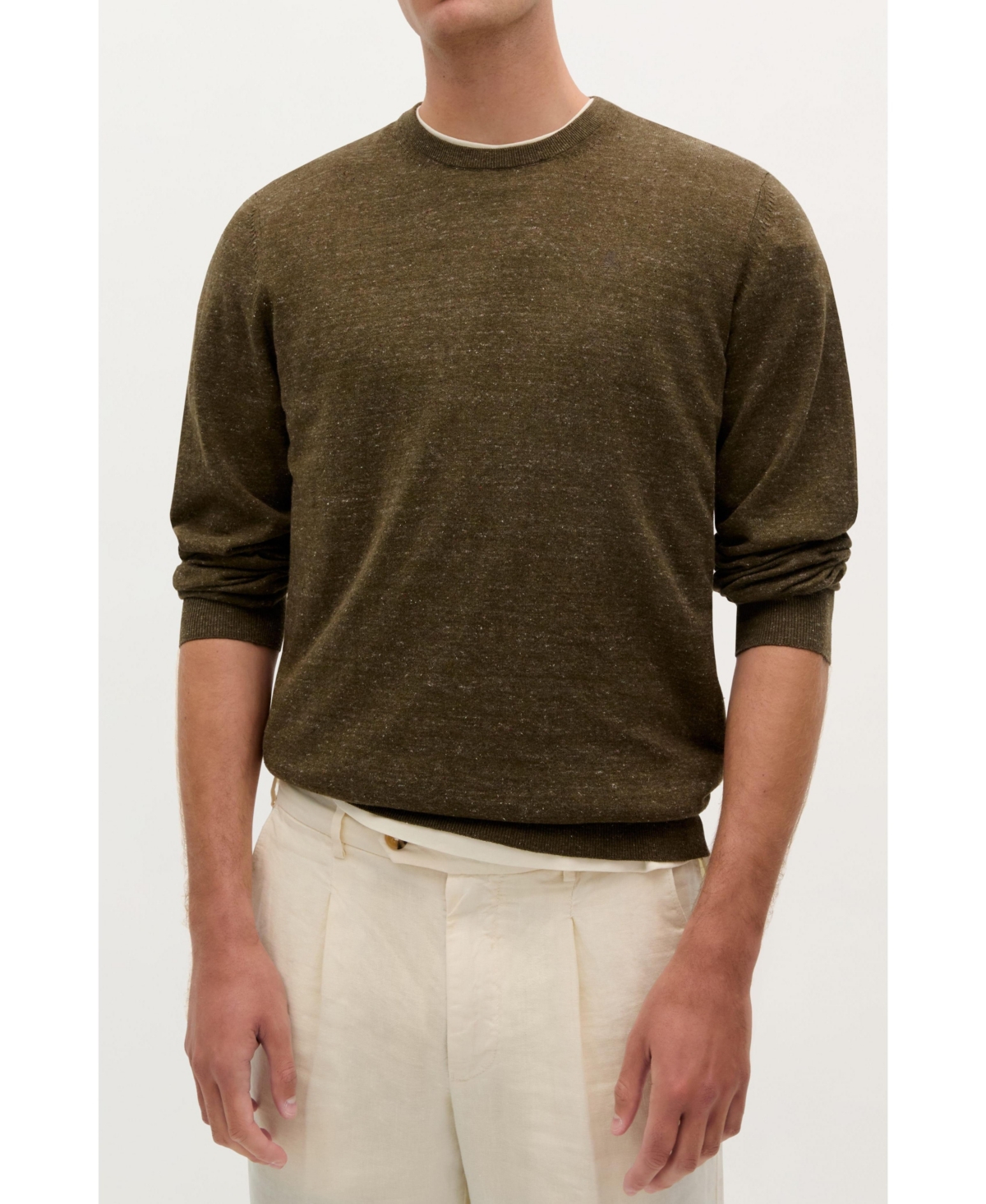 Click here for Scalpers Mens Summer Marais Tricot - Dark khaki prices