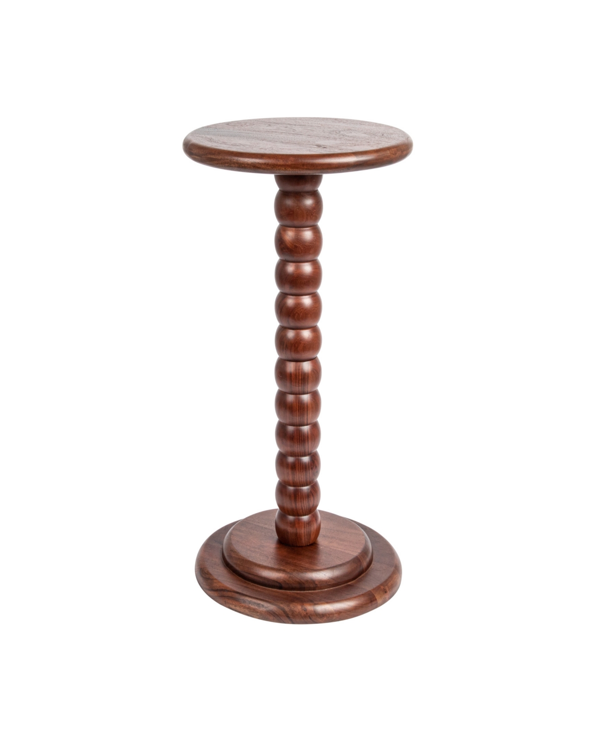 Click here for Storied Home Stacked Pedestal 12 Wood Cocktail Sid... prices