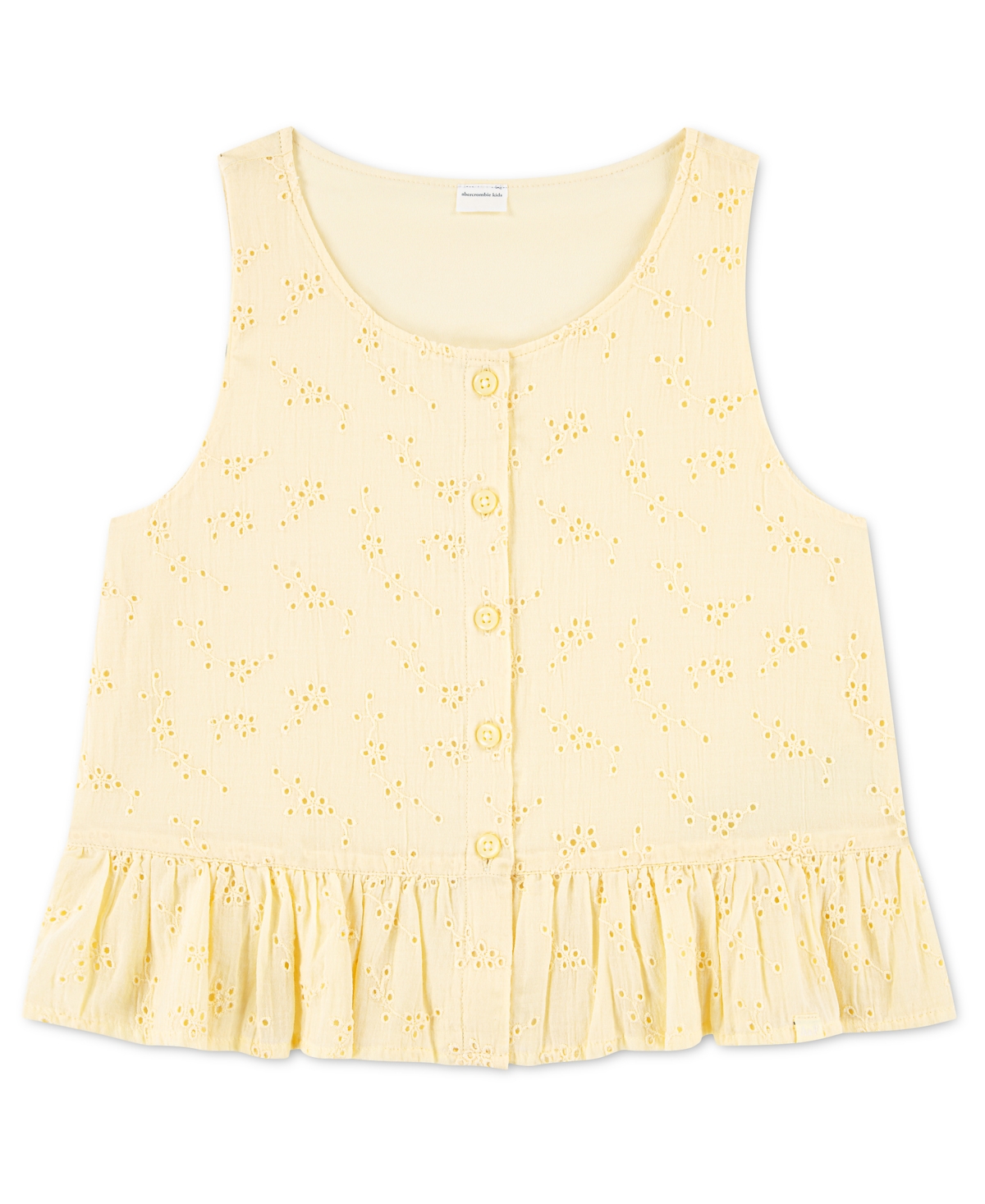 Click here for abercrombie kids Toddler Girls Button Peplum Tank... prices