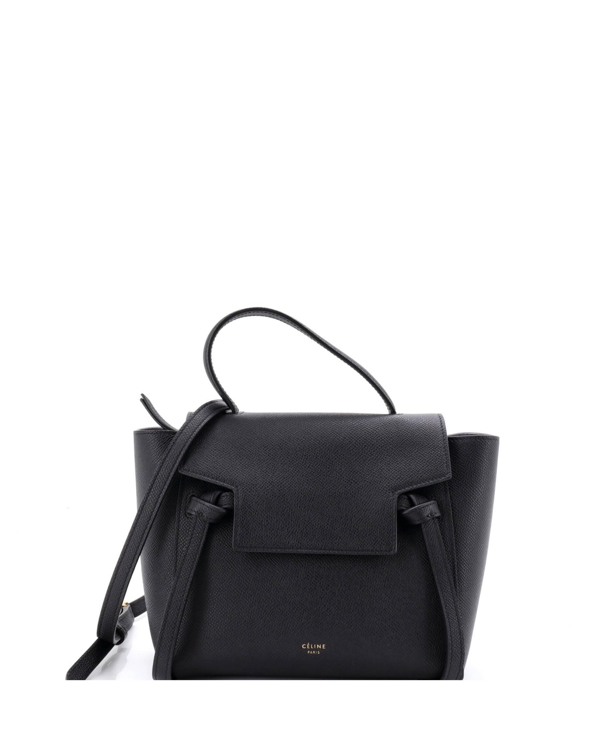 Click here for Pre-Owned Celine Nano Belt Bag Textured Leather -... prices