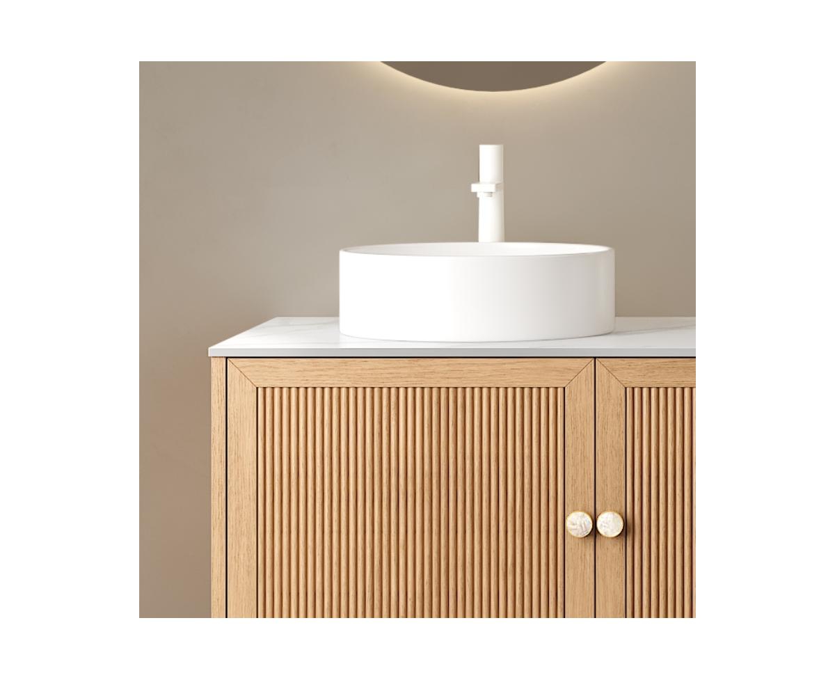 Click here for Busdays Munin 16 Bathroom Sink  Round Vessel Ceram... prices