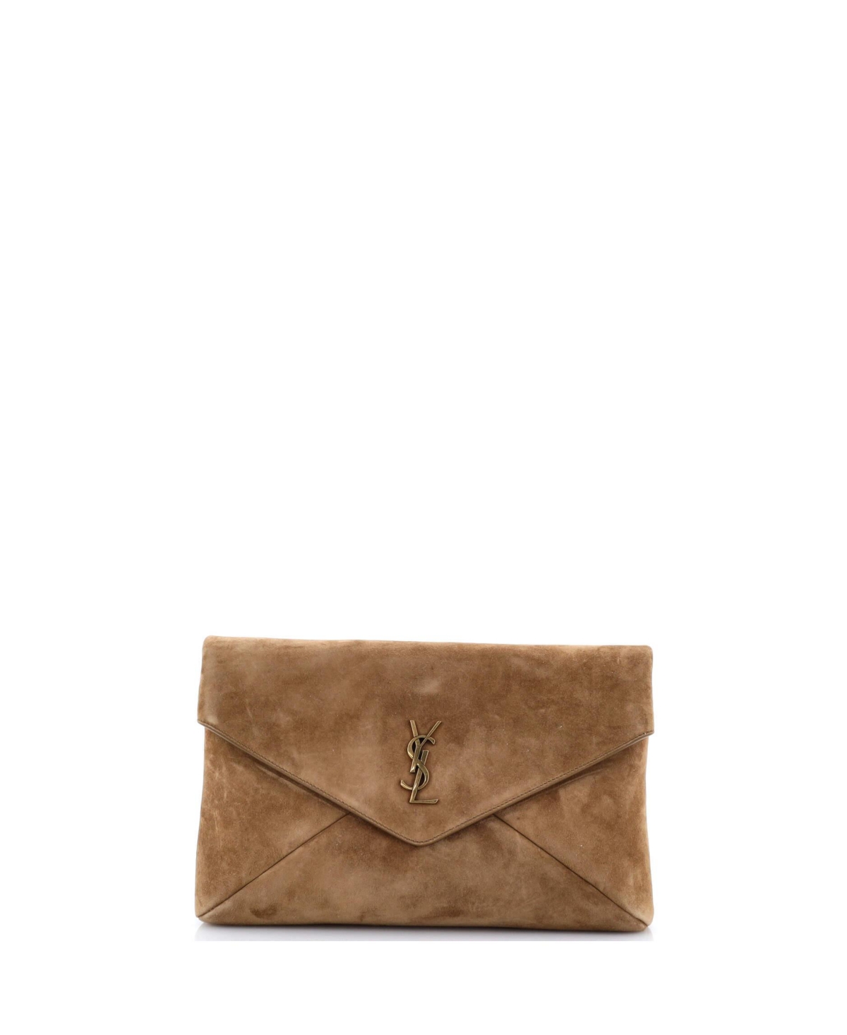 Click here for Pre-Owned Saint Laurent Large Envelope Pouch Suede... prices