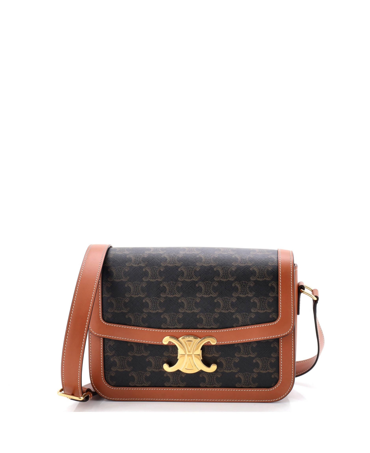 Click here for Pre-Owned Celine Medium Triomphe Shoulder Bag Trio... prices