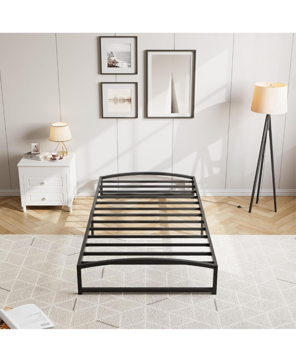 Click here for gaomon Metal Bed Frame Platform Twin Bed Frame wit... prices