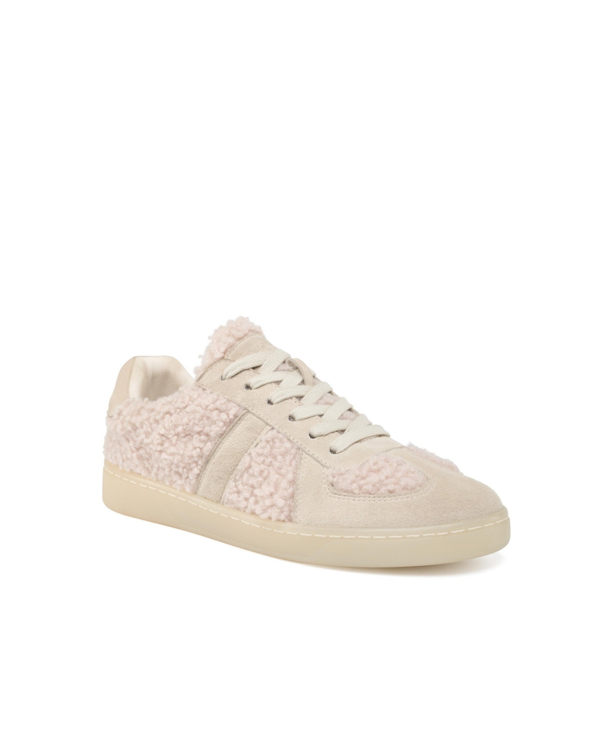 Click here for Jslides Womens Heidi Shearling Sneaker - Natural prices