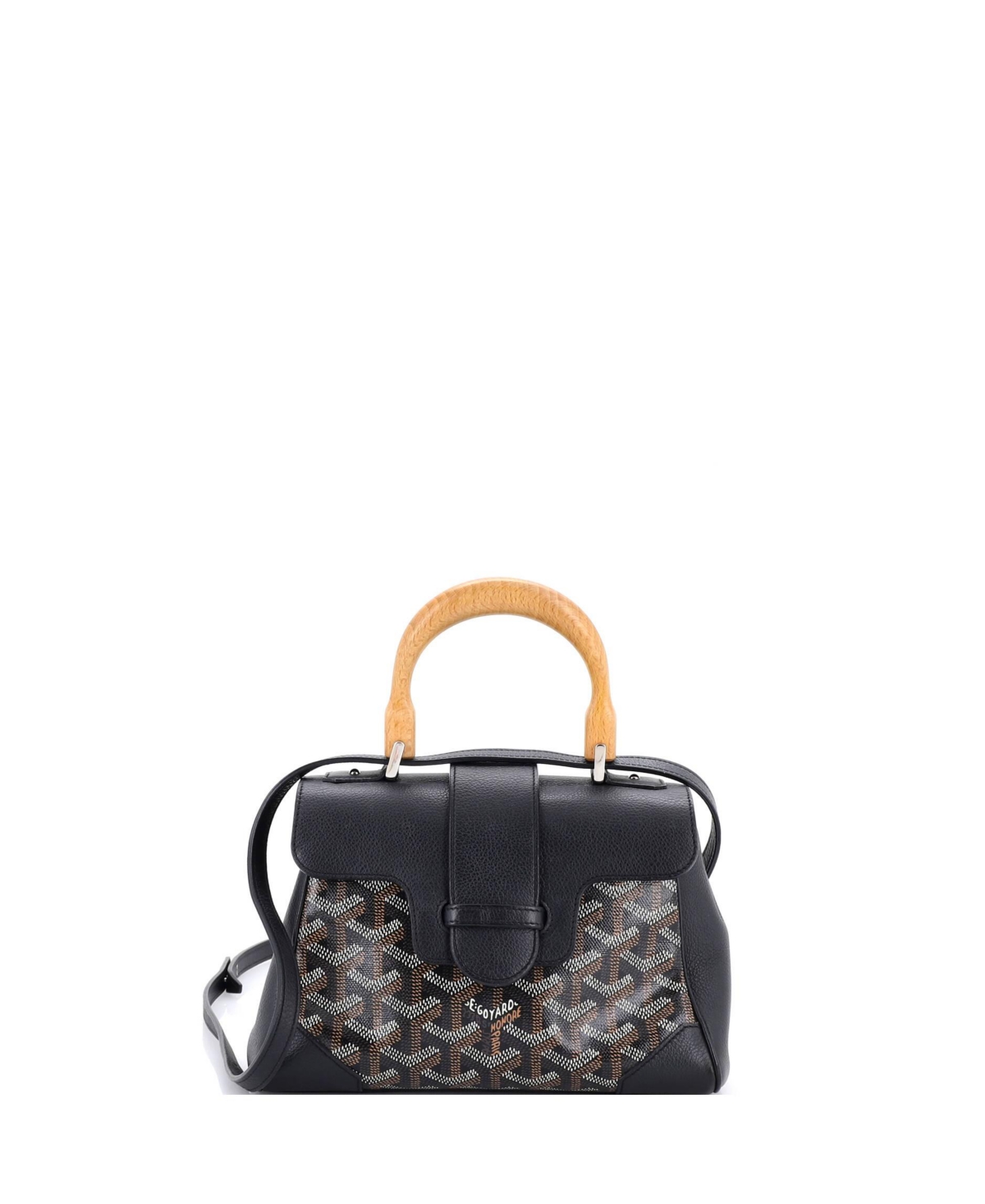 Click here for Pre-Owned Goyard Mini Saigon Top Handle Bag Coated... prices