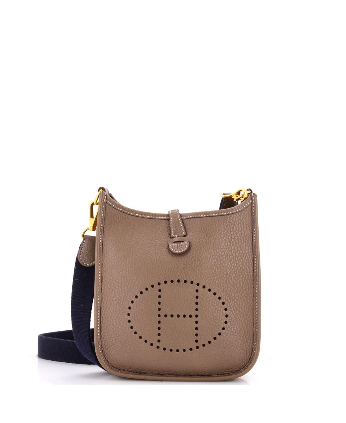 Click here for Pre-Owned HERMES Tpm Evelyne Bag Gen Iii Clemence... prices