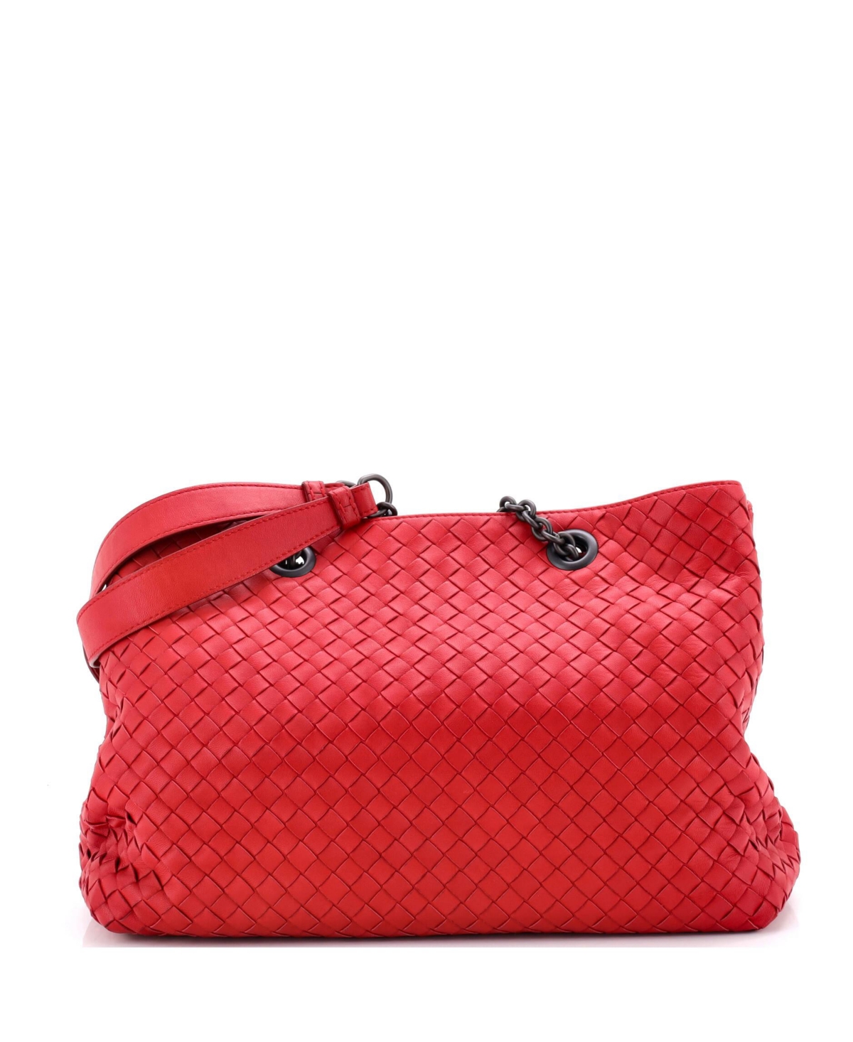 Click here for Pre-Owned Bottega Veneta Medium Double Chain Tote... prices