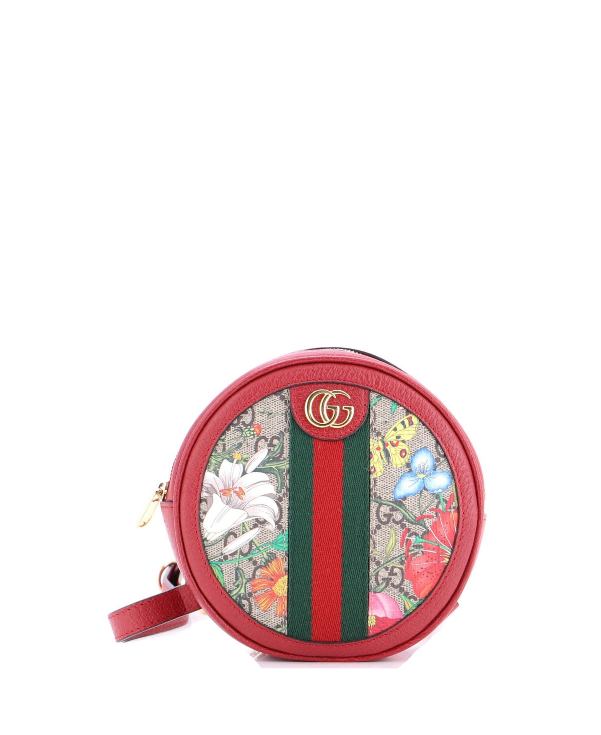 Click here for Pre-Owned Gucci Mini Ophidia Round Backpack Flora... prices